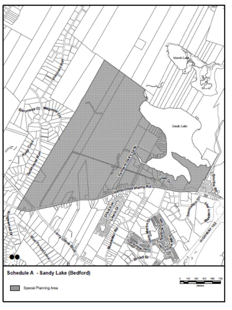 “Community studies are complete for the Sandy Lake special planning ...